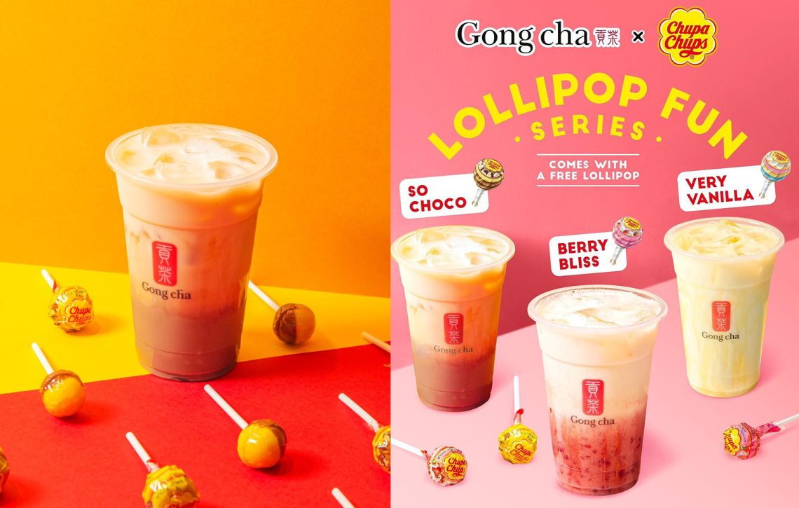 Relive your childhood memories with Chupa Chups Milk Tea from Gong Cha ...