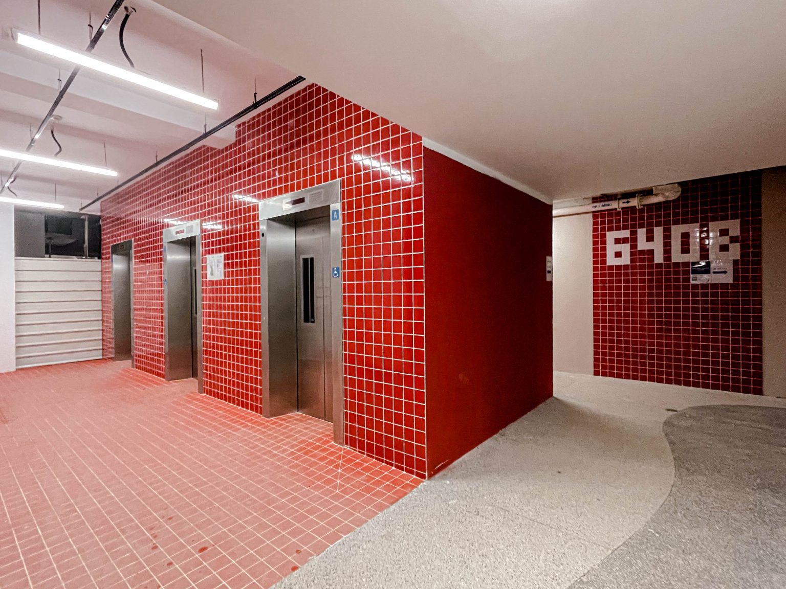 Tampines Scary Red HDB BTO is not as bad now that some walls and lobby ...