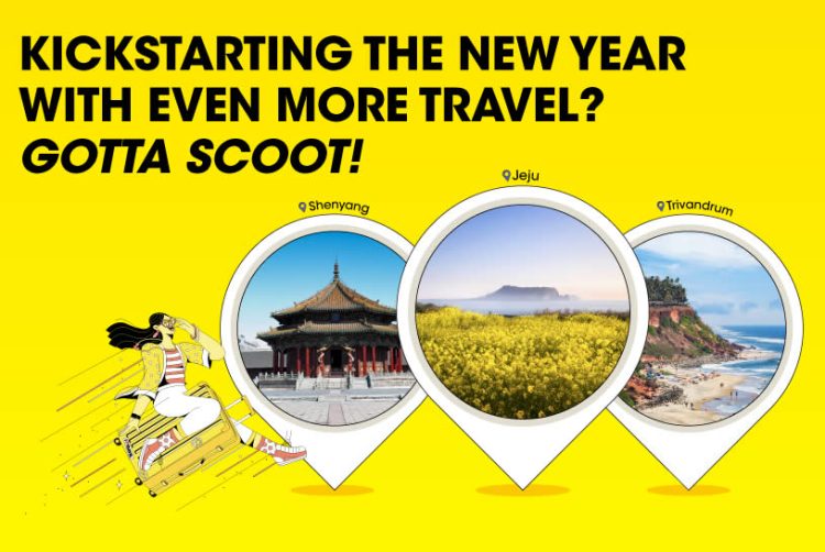 Scoot's New Year Sale: Fly from S$67 to 55+ destinations, including ...