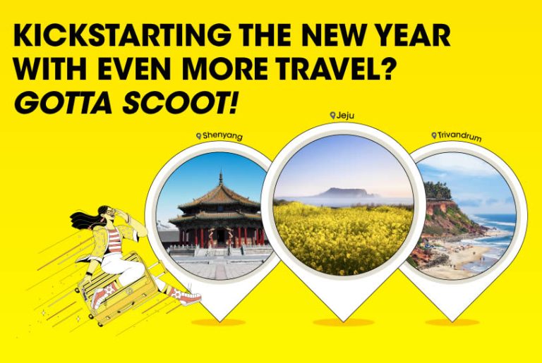 Scoot's New Year Sale: Fly from S$67 to 55+ destinations, including ...